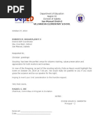 Solicitation Letter for Raffle Draw | Violence