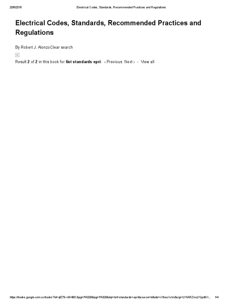 Electrical Codes, Standards | PDF