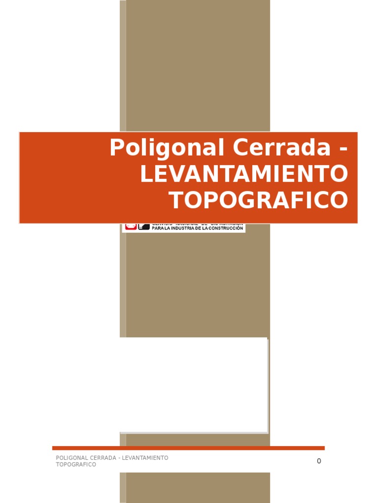 Poligonal Cerrada | PDF | Topografía | Cartografía
