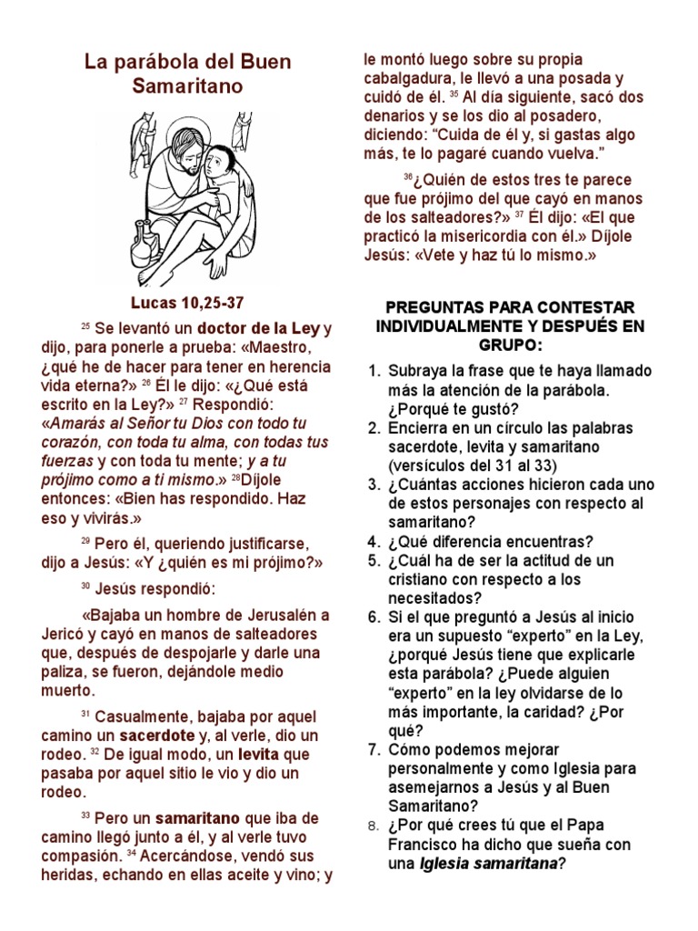 La Parábola Del Buen Samaritano | PDF