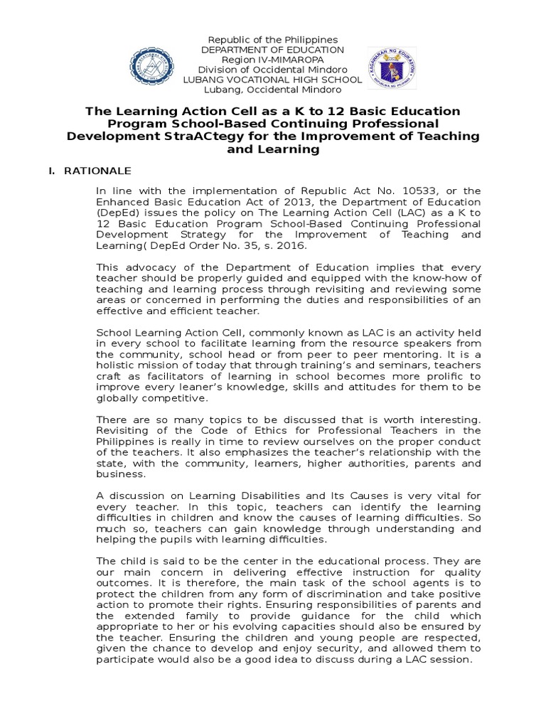 Learning Action Cell | Intelligence | Applied Psychology