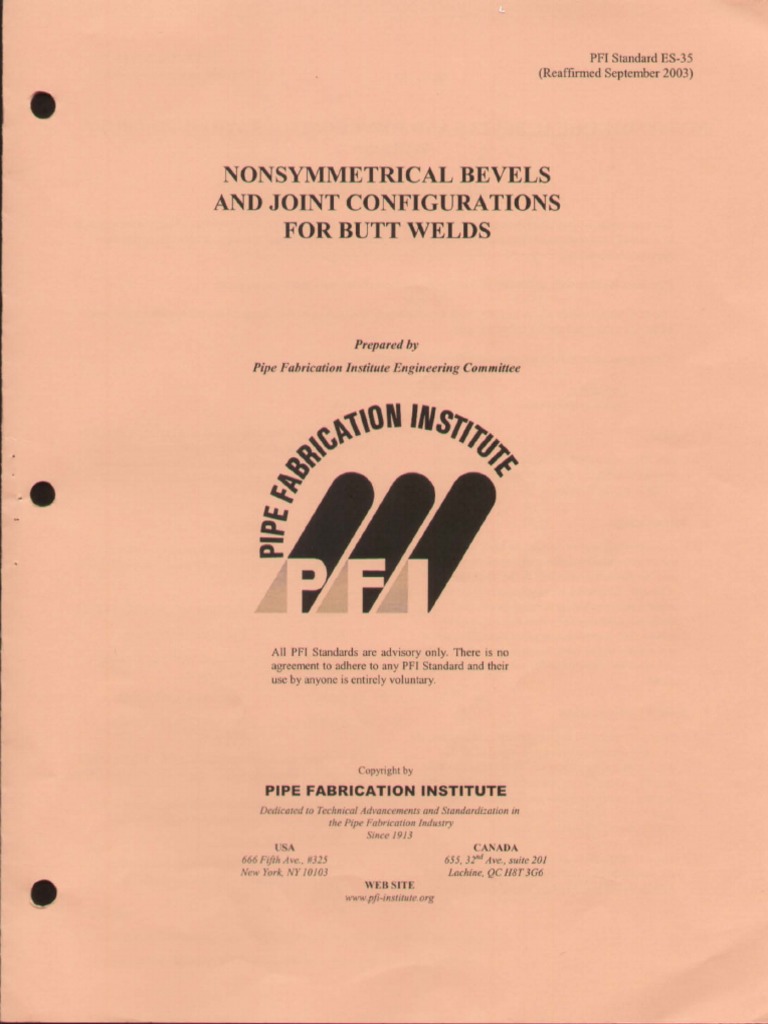 PFI Standard | PDF