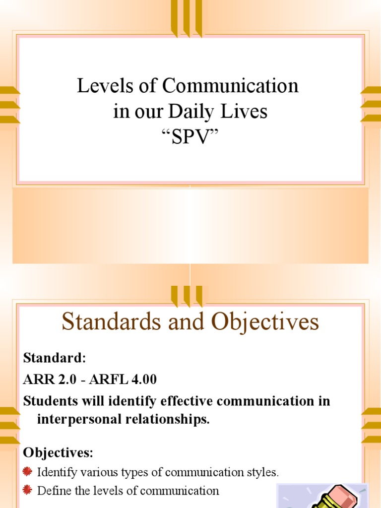 Understanding Levels of Communication | PDF | Action (Philosophy ...