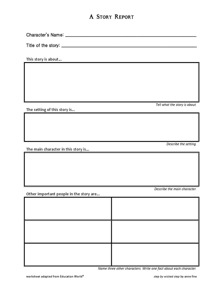 A Story Report | PDF