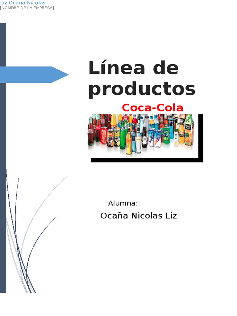 Linea de Producto COCA-COLA | PDF | Coca Cola | Marca