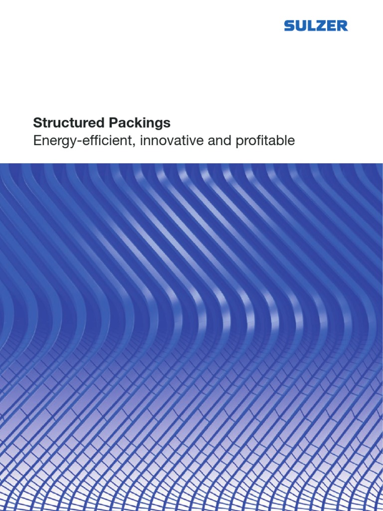 Structured Packings Gas | PDF | Distillation | Catalysis