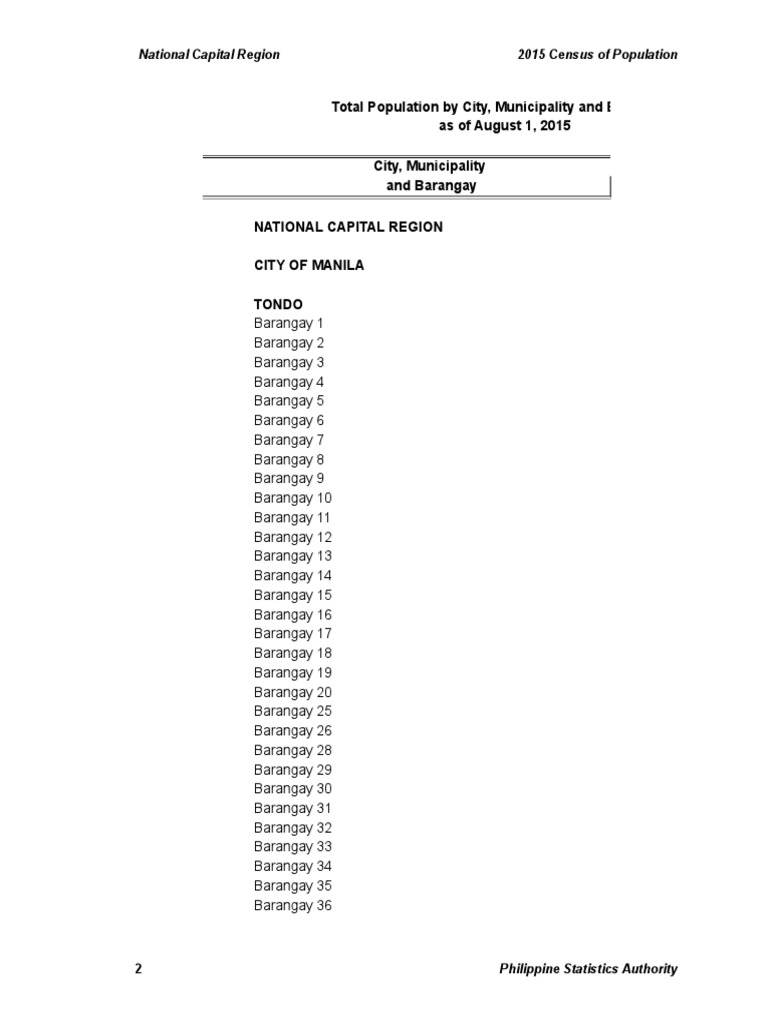 NCR | PDF | Metro Manila | Philippines