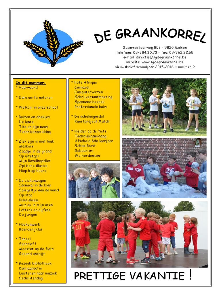 Schoolkrant Melsen Samengevoegd | PDF