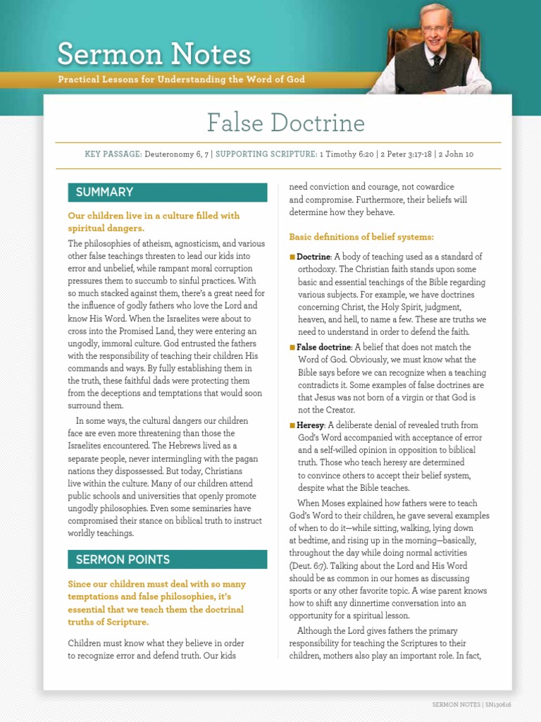 False-Doctrine.pdf | Bible | Jesus | Free 30-day Trial | Scribd