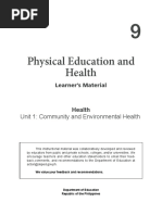 Health: Quarter 1 - Module 1: Community and Environmental Health | PDF ...