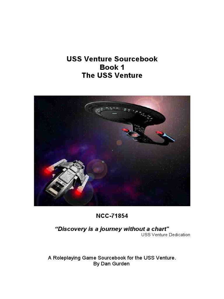 USS Venture Sourcebook 1 The USS Venture | PDF | Armed Conflict | Transport