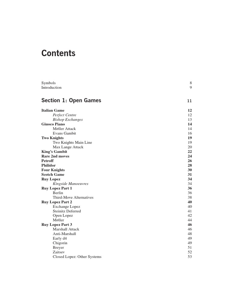 Understanding The Chess Openings | Download Free PDF | Chess Openings ...
