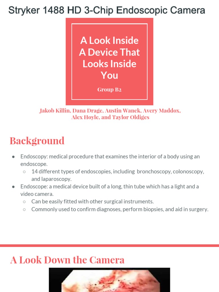 A Look Inside A Device That Looks Inside You | PDF | Endoscopy | Surgery