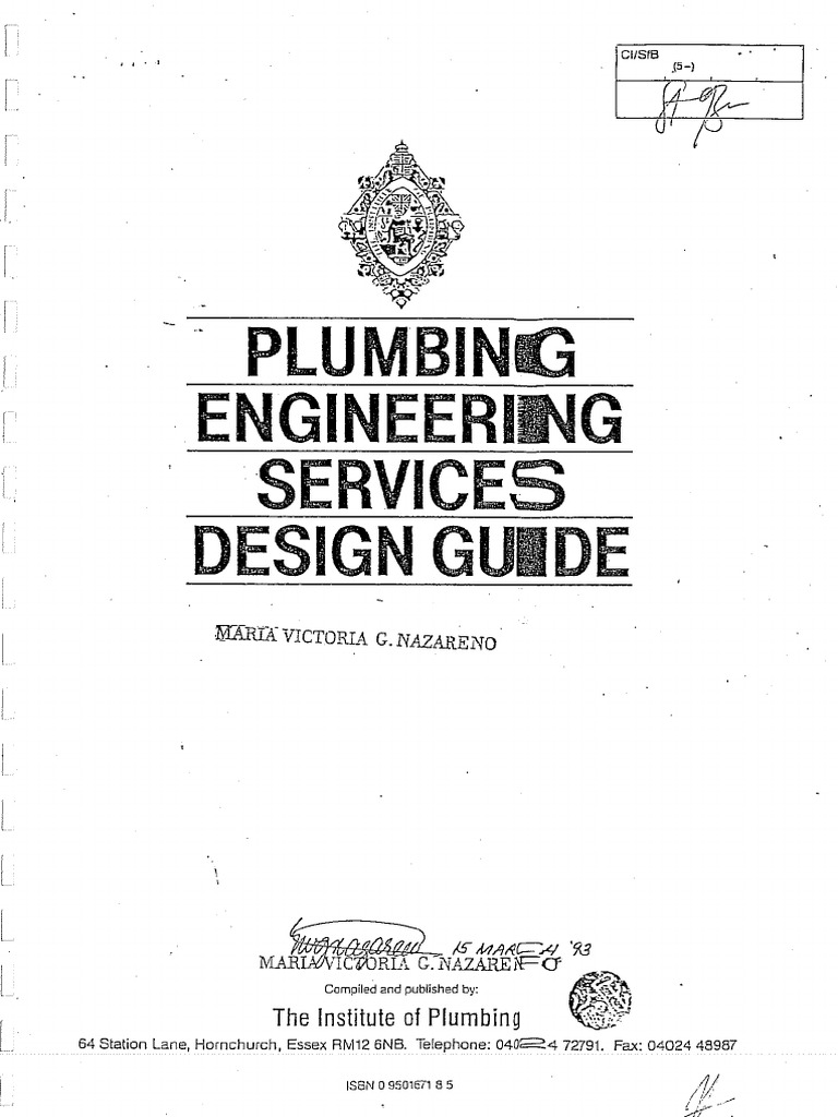 Plumbing Engineering Sevices Design Guide-Part 1 | PDF