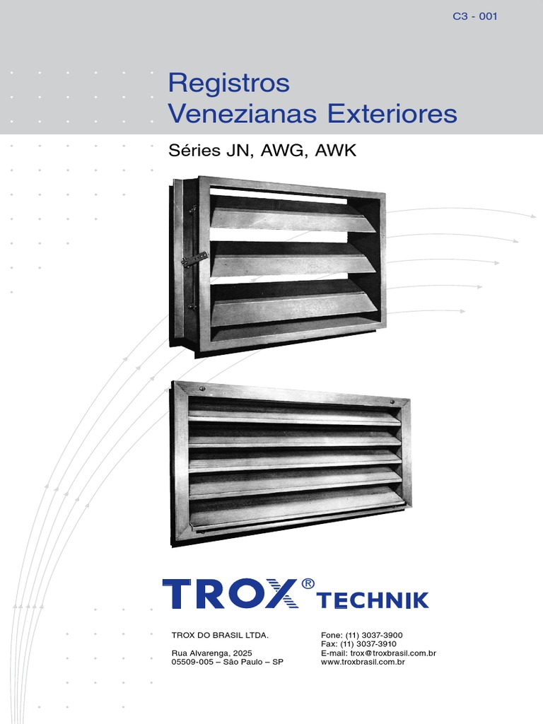 Catalogo TROX | PDF | Quantidades físicas | Natureza