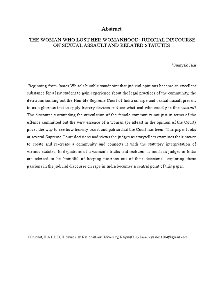 Abstract Sample | PDF