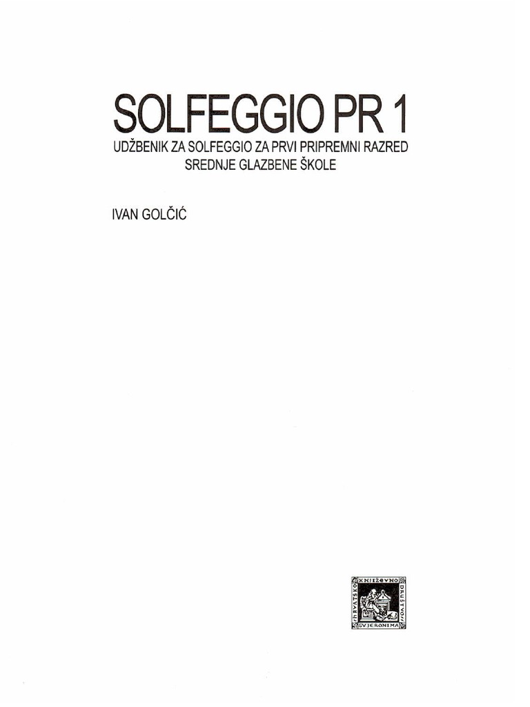Solfeggio 1 PR | PDF