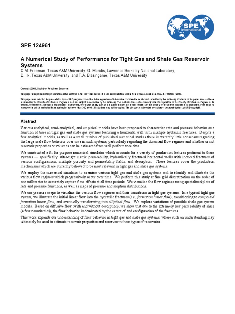 (Example) (P631 2014A) SPE Paper y Pres in PDF (SPE 124961) PDF | PDF ...