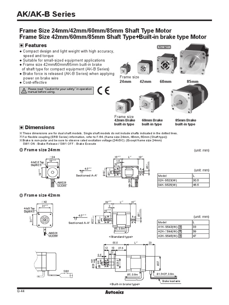 AK/AK-B Series | PDF | Electromagnetism | Electrical Components