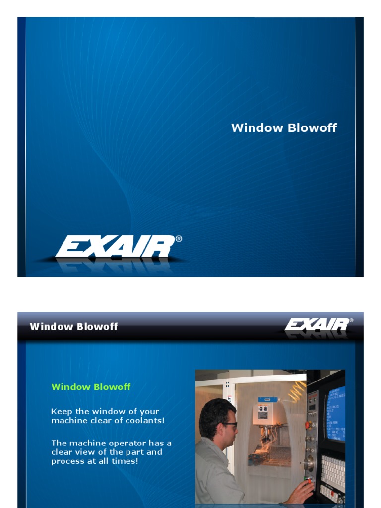 Exair - Air Disk Air Stik Presentation | PDF | Machining | Mechanical ...