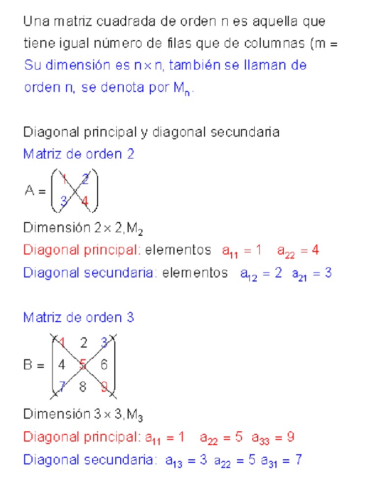 Matriz Identidad | PDF | Matriz (Matemáticas) | Valores propios y ...