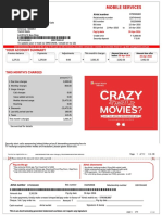 MobileBill airtel format | Invoice | Cheque