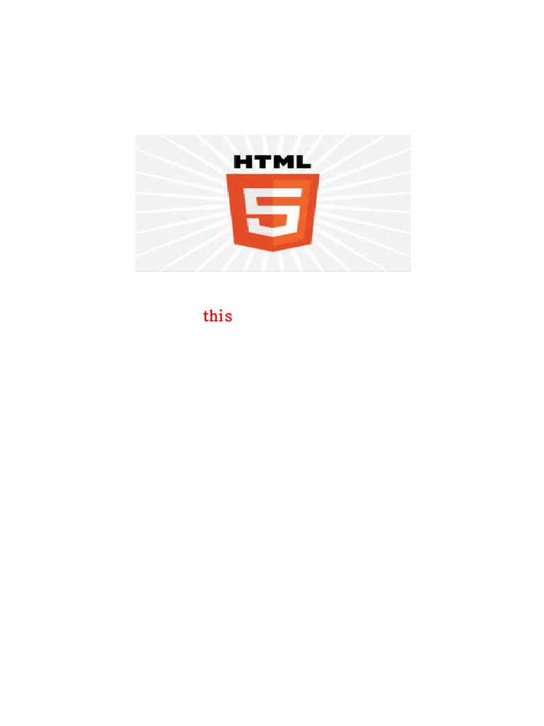html5 New Structural Elements | PDF