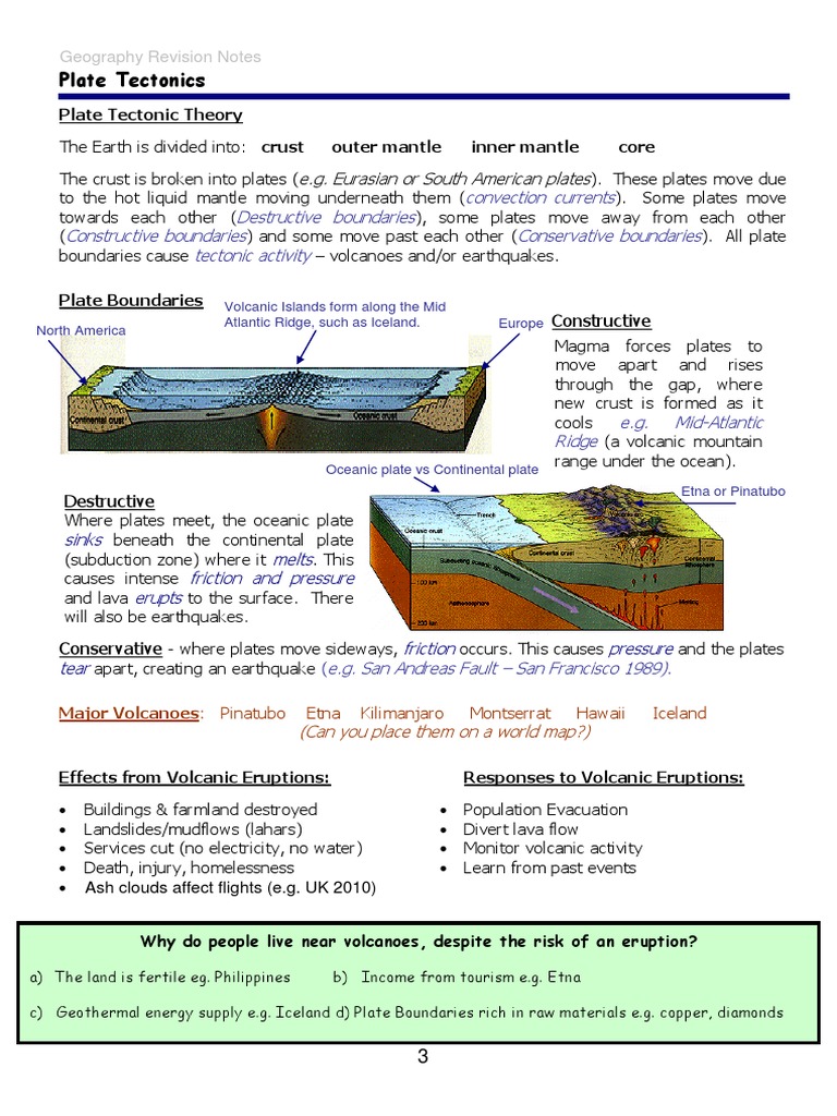 Geography Common Entrance Revision Notes For June 2011 | PDF ...