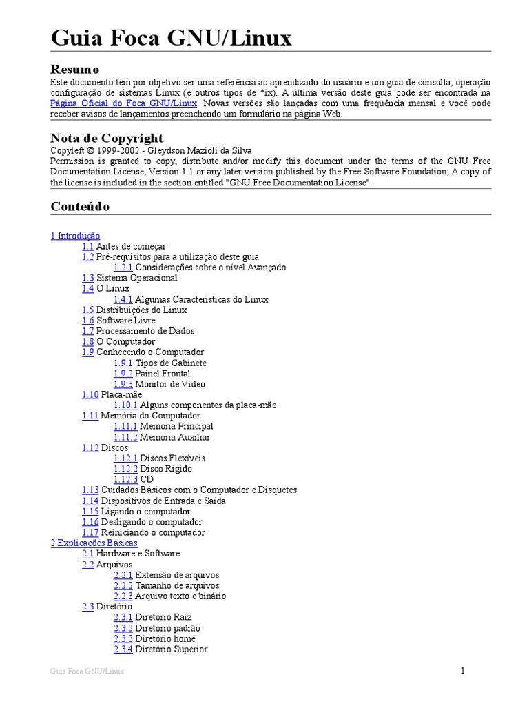 Guia Foca GNU Linux | PDF | Linux | Cápsula segura