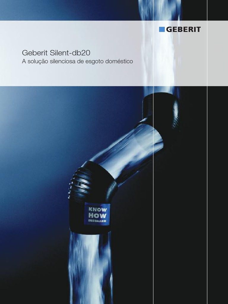 Catalogo Geberit Silent db20 PDF | PDF | Decibel | Acústica