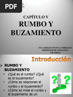 1 Rumbo y Buzamiento Definición, para Que Sirve, Fórmula, Etc | PDF ...