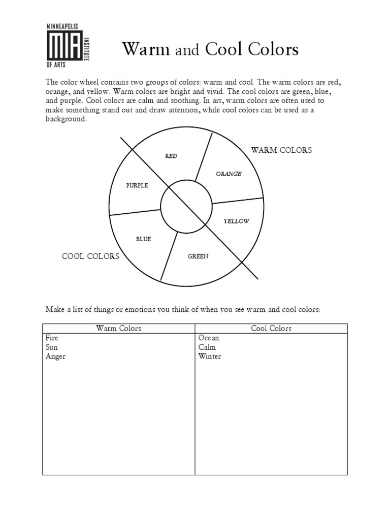 Warm Cool Colors | PDF