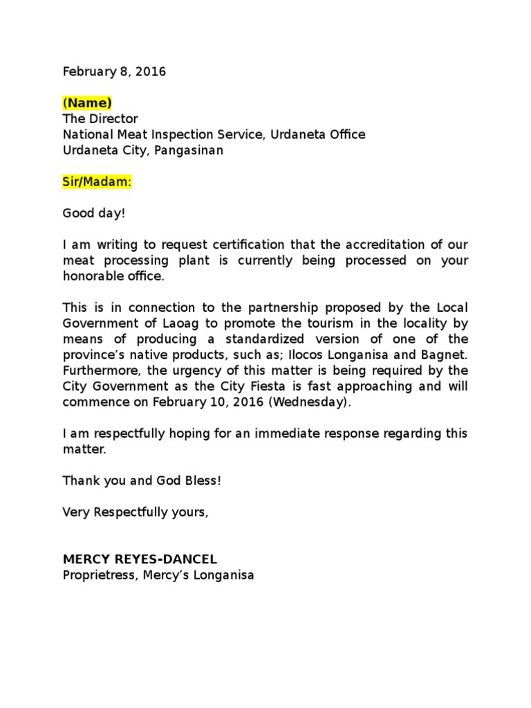 Request For Accreditation | PDF