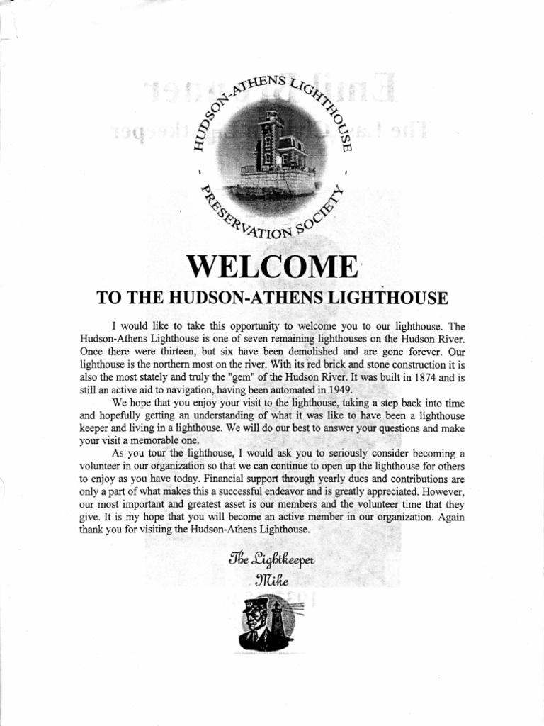 Hudson Lighthouse | PDF | Lighthouse | Hudson River