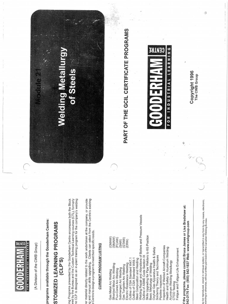 Module 21 Welding Metallurgy of Steels | PDF