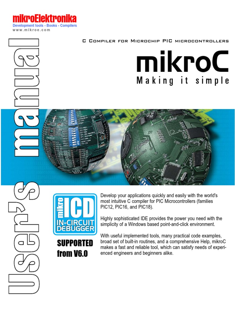Mikroc Manual Pic Microcontroller Pointer Computer Programming 2975