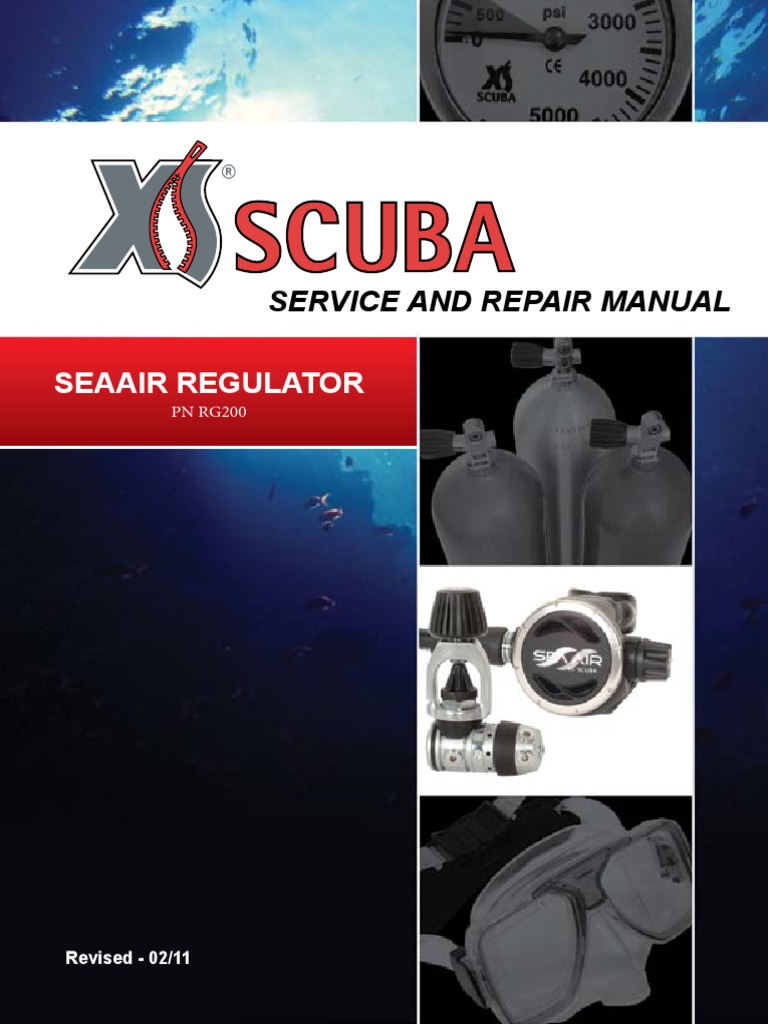 XS Scuba Seaair Manual | PDF | Scuba Diving | Valve