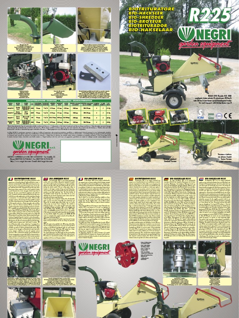 R225 Bio Shredder Leaflet | PDF
