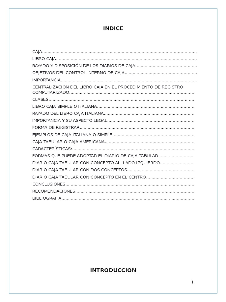 Tipos y Ejemplos del Libro Caja | PDF | Cheque | Contabilidad