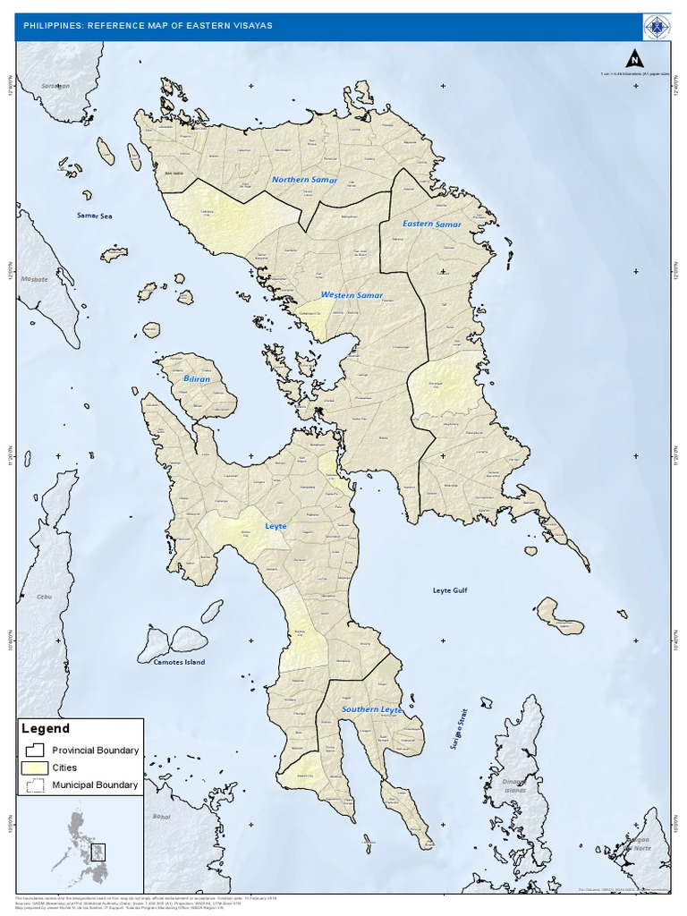 Eastern Visayas Reference Map PDF | PDF