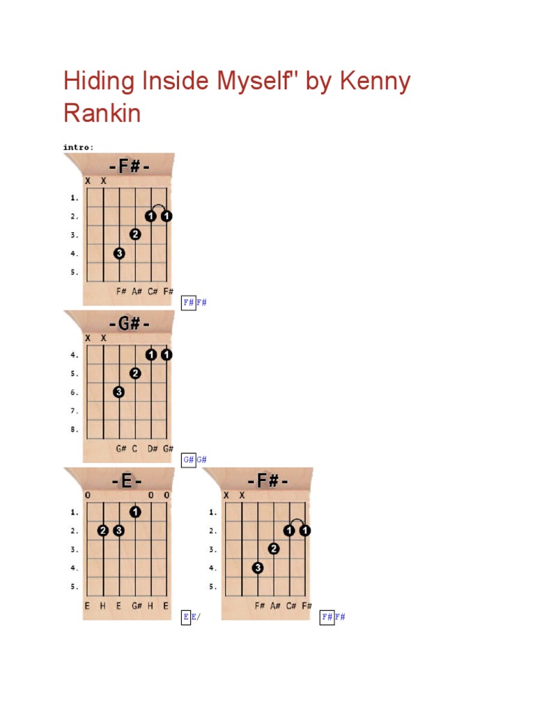 Hiding Inside Myself | PDF