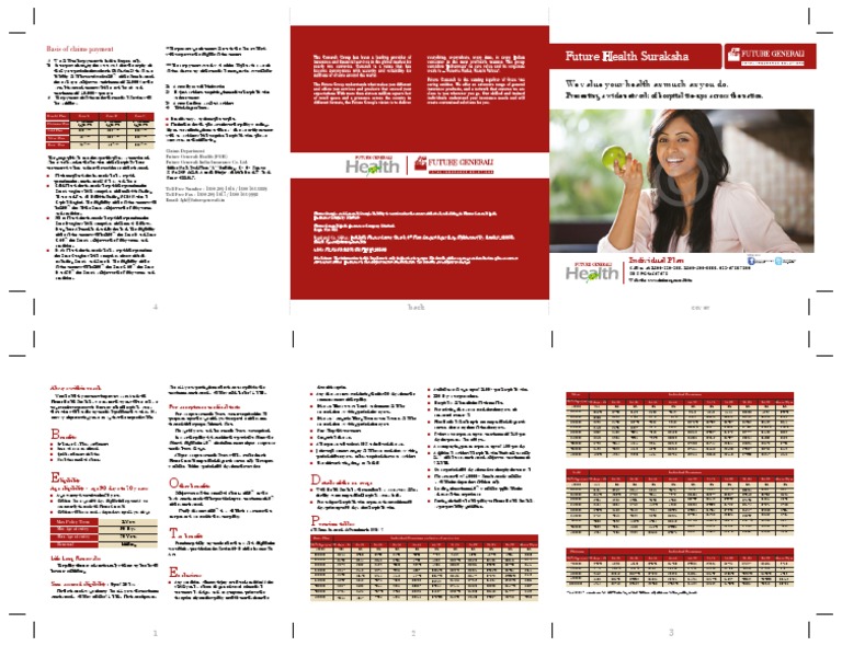 Health Suraksha - Ind Brochure | PDF | Patient Protection And ...