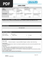 CAPA-form