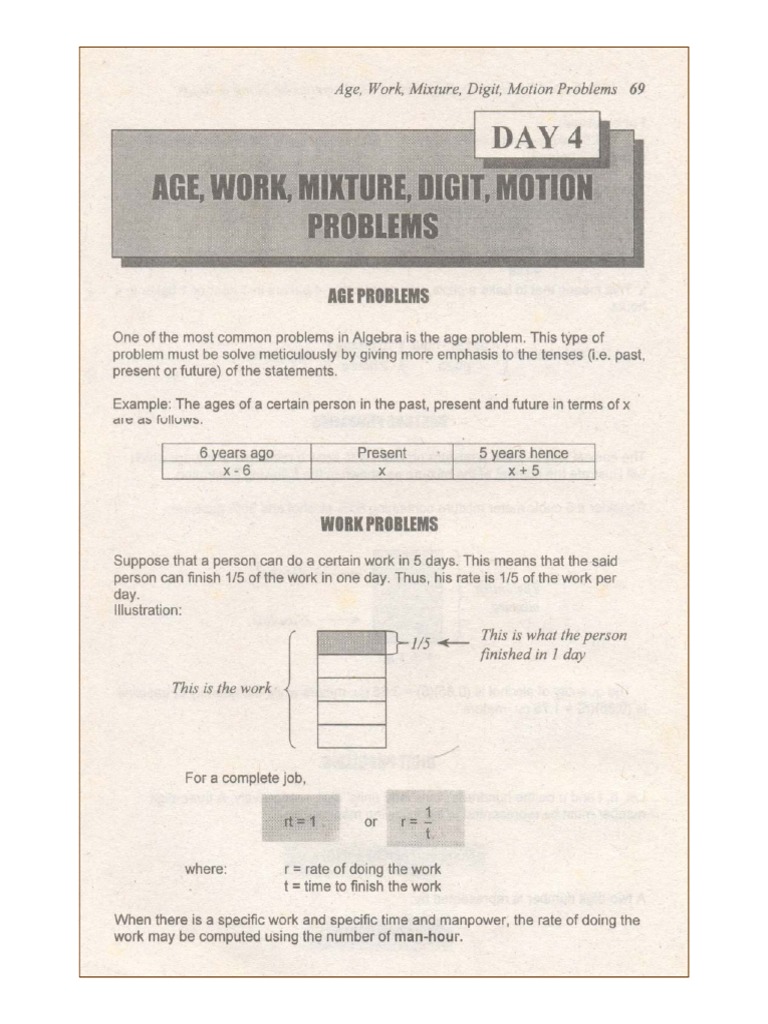1001-Solved-Problems-In-Engineering-Mathematics (Day-4 Age, Work ...
