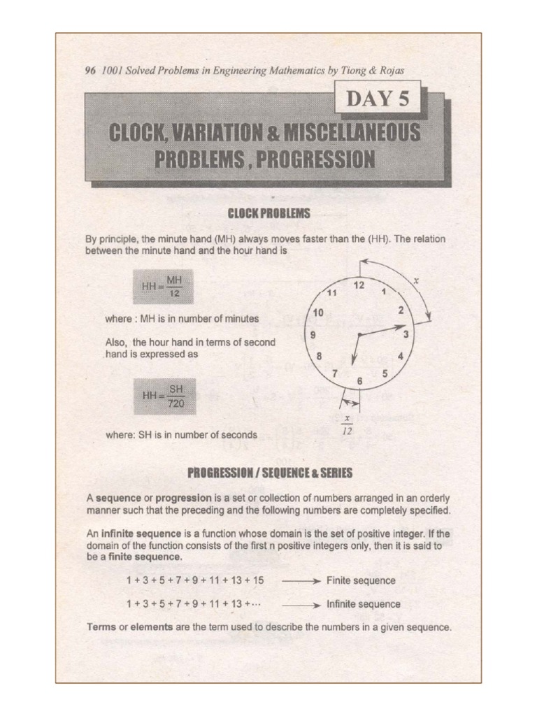 1001-Solved-Problems-In-Engineering-Mathematics (Day-5 Clock, Variation ...