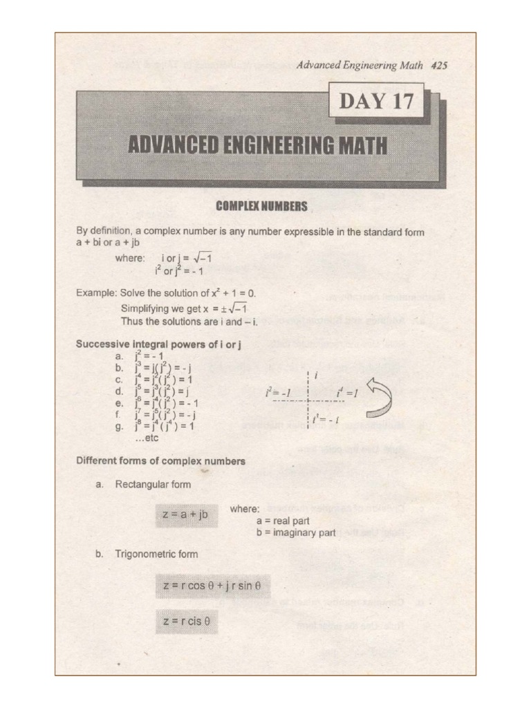 1001 Solved Problems In Engineering Mathematics Day 17 Advance Engineering Math 