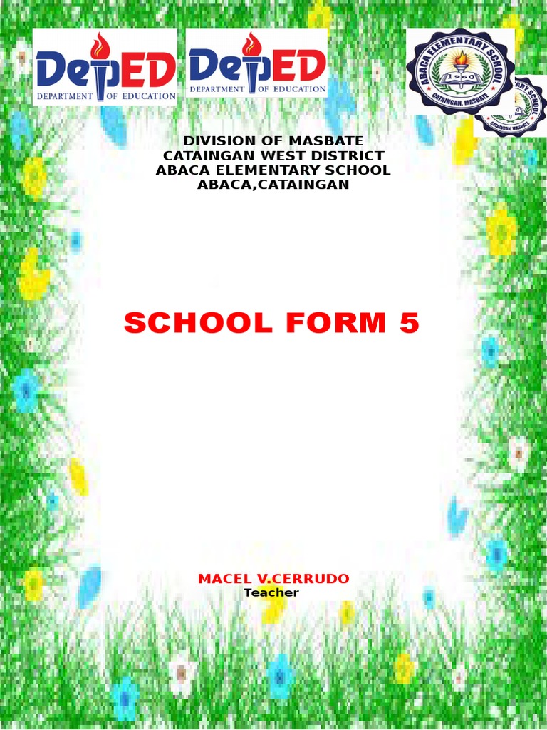 Labels And Front Cover Pages For School Reports Editable Pdf