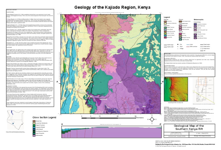 Geology of The Kajiado Region, Kenya | PDF
