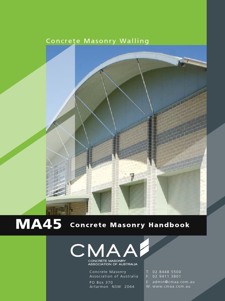 MA45 Masonry Handbook PDF | Download Free PDF | Masonry | Brick
