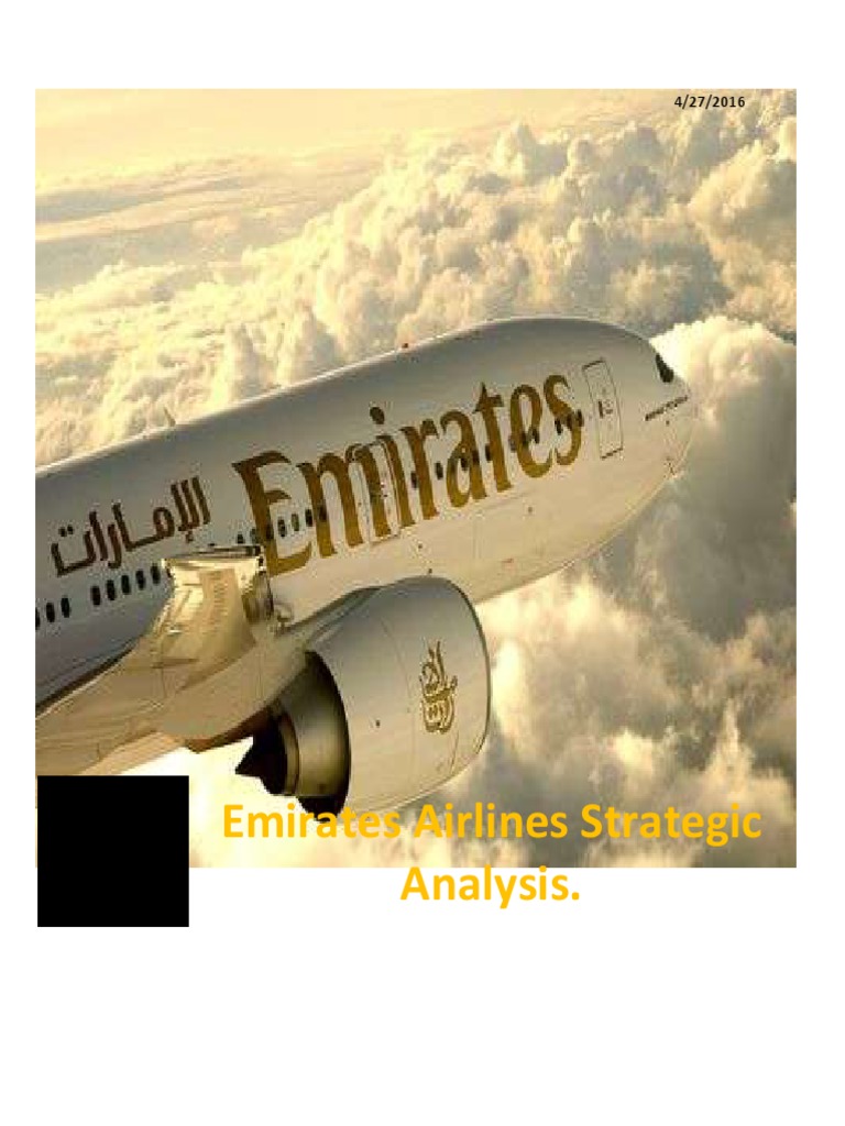 Emirates Airlines Strategic AnalysisReport | Emirates (Airline) | Airlines